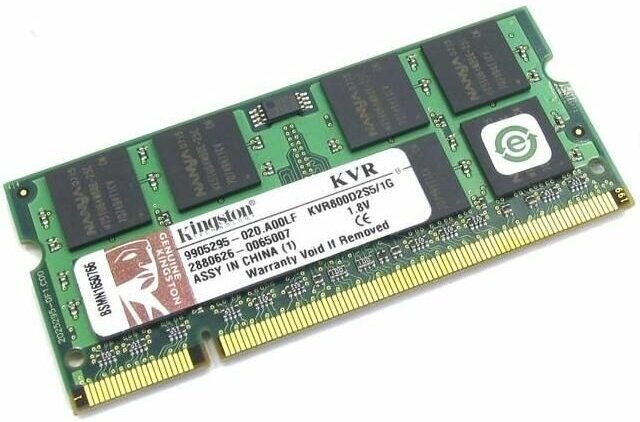 Оперативная память Kingston DDR-II 1Gb (PC2-6400) 800MHz SO-DIMM