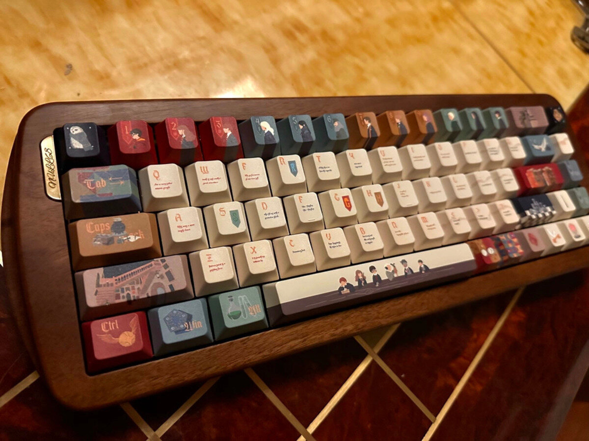 Кейкапы для механической клавиатуры PBT клавиши, тема <Гарри Поттер и письмо совы>, профиль CHERRY