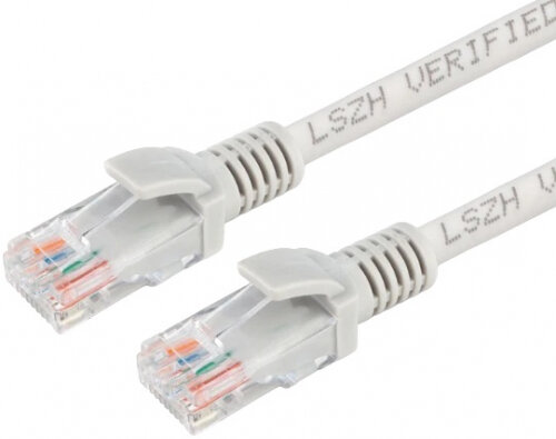 Патч-корд Premier PP31-20M-LSZH 1Гбит/с UTP 4 пары cat.5E CCA molded 20м серый