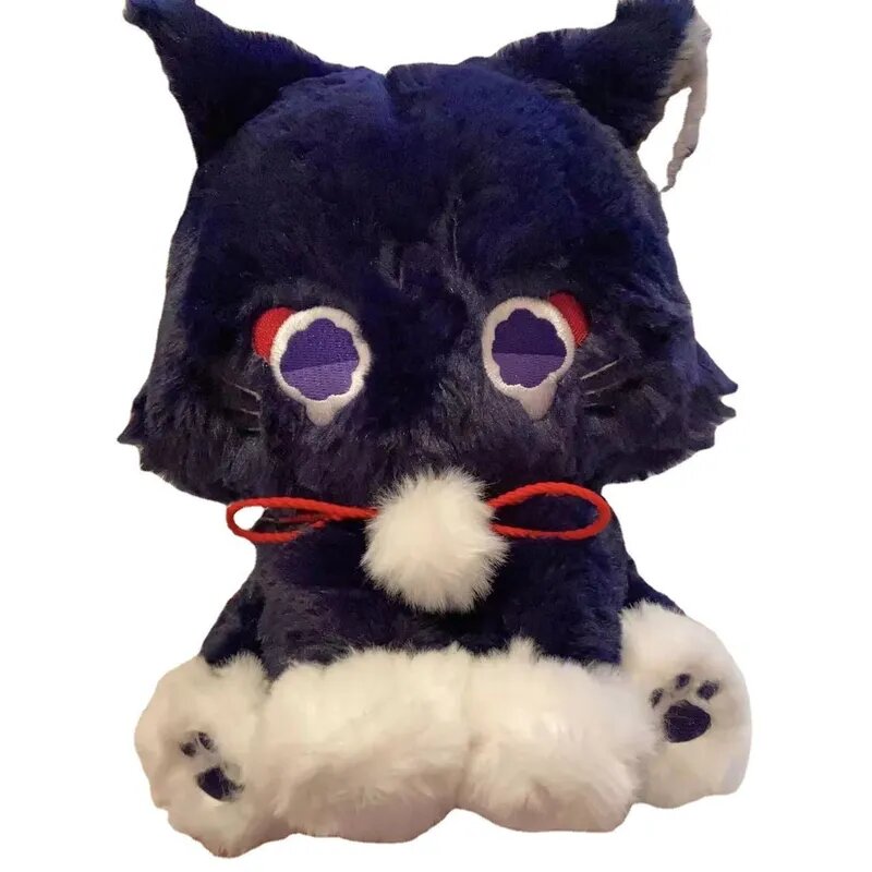 Мягкая игрушка Anime Scaramouche Cat стильная Genshin Impact плюшевая кукла-подушка для детей, Странник Скарамучча,22cm