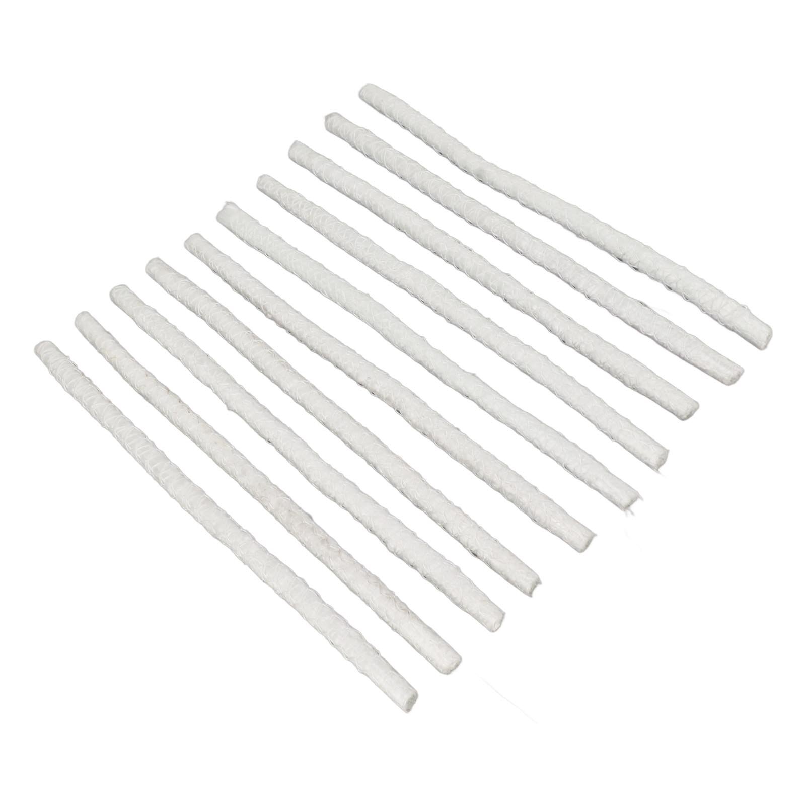 10 шт, набор фитилей для бутылок вина, сменные фитили из стекловолокна с латунными держателями фитилей для факелов и колпачками для домашнего факела DIY, внутреннего и наружного декора