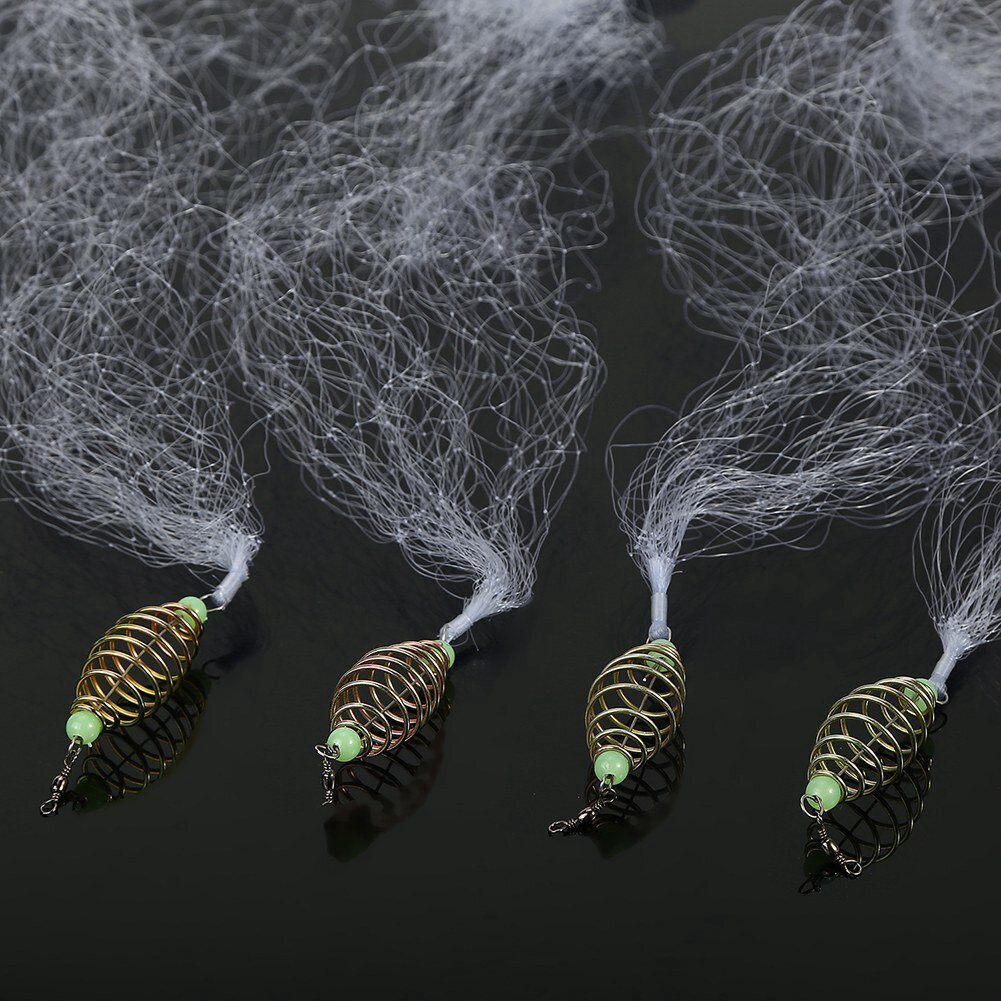 Прочный пластиковый соединитель для рыболовной сети со светящимися бусинами, аксессуар для рыболовных снастей 10#