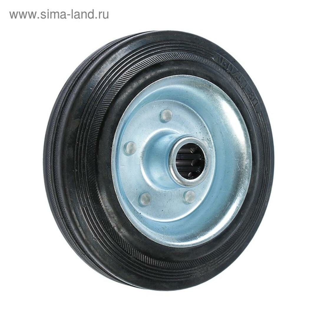 Колесо для транспортных тележек, диаметр 200 мм, максимальная нагрузка 170 кг
