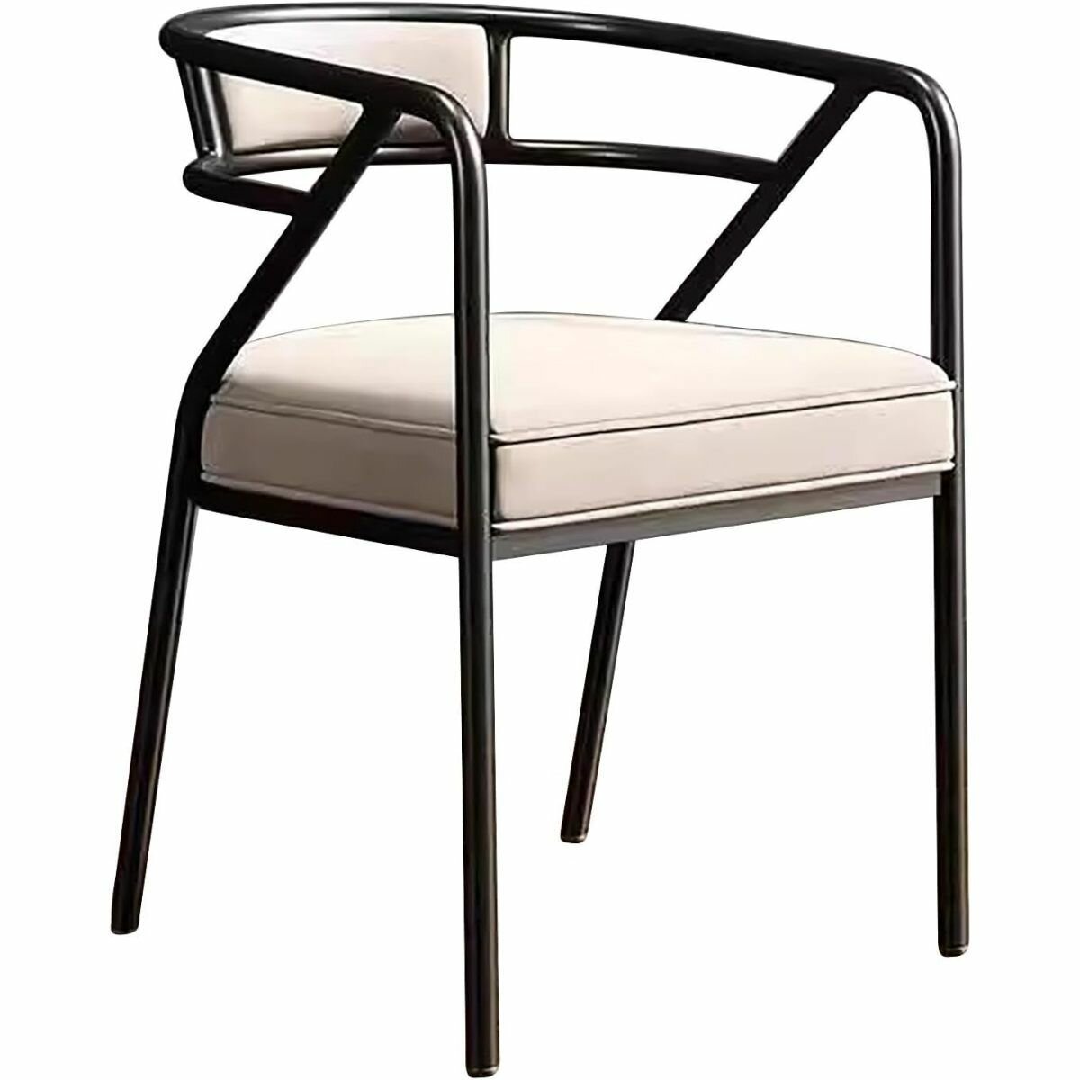 Кресло, стул с железной спинкой для отдыха