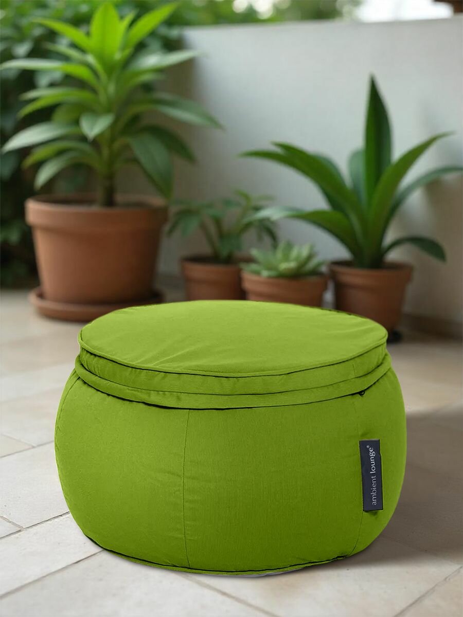Бескаркасный пуф для ног aLounge - Wing Ottoman - Limespa (олефин, зеленый) - садовая лаунж мебель для террасы, веранды, беседки, бассейна