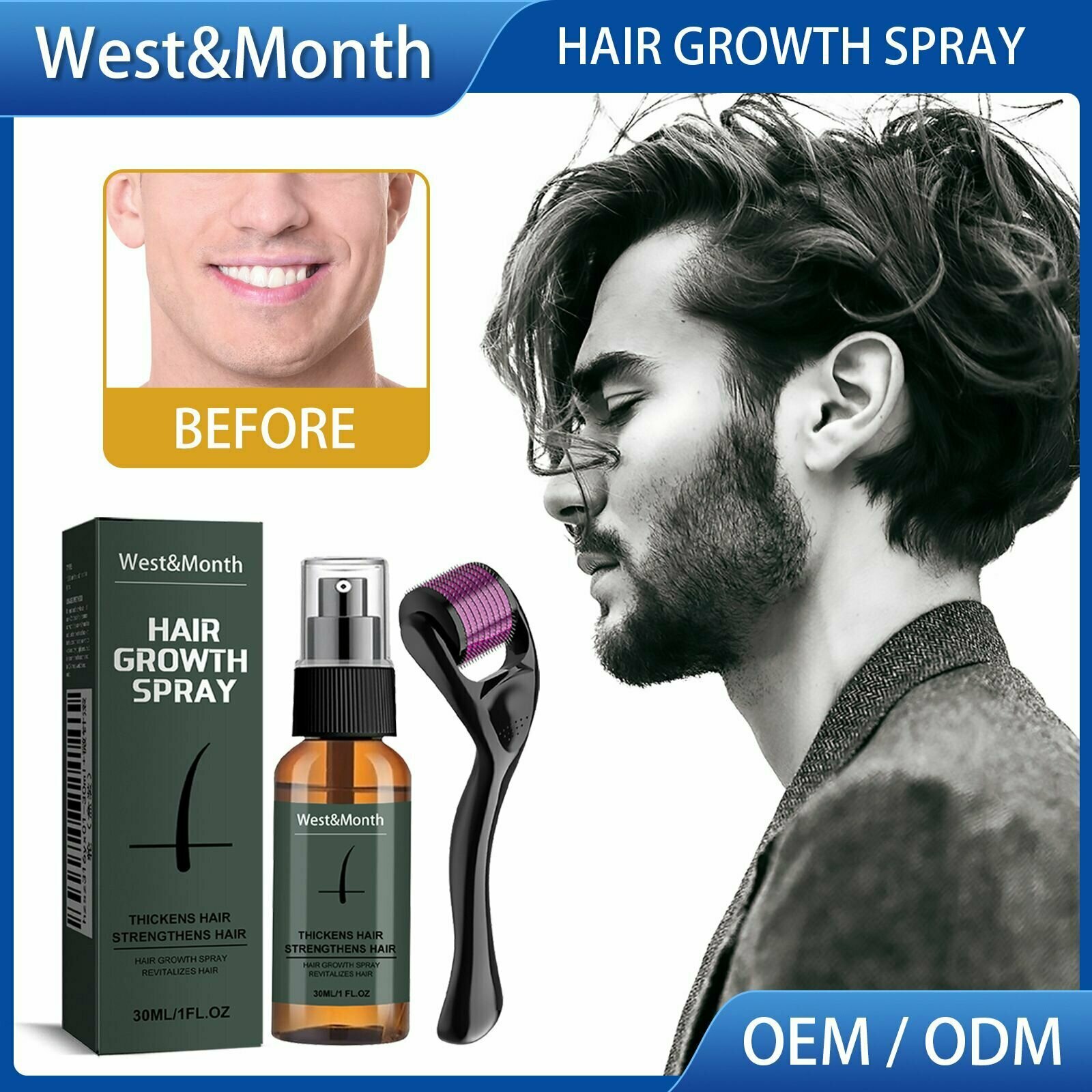 West&Month набор спреев для бороды