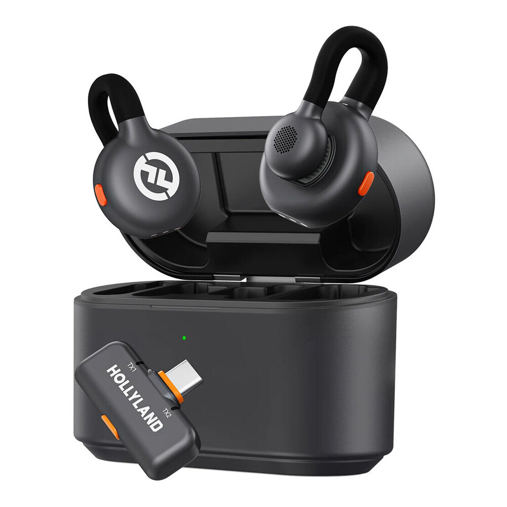 Hollyland Lark M2S DUO Type-C black двухканальная микрофонная радиосистема для usb-c устройств