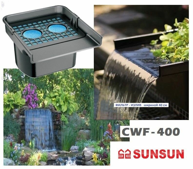 Фильтр-излив шириной 40 см CWF-400