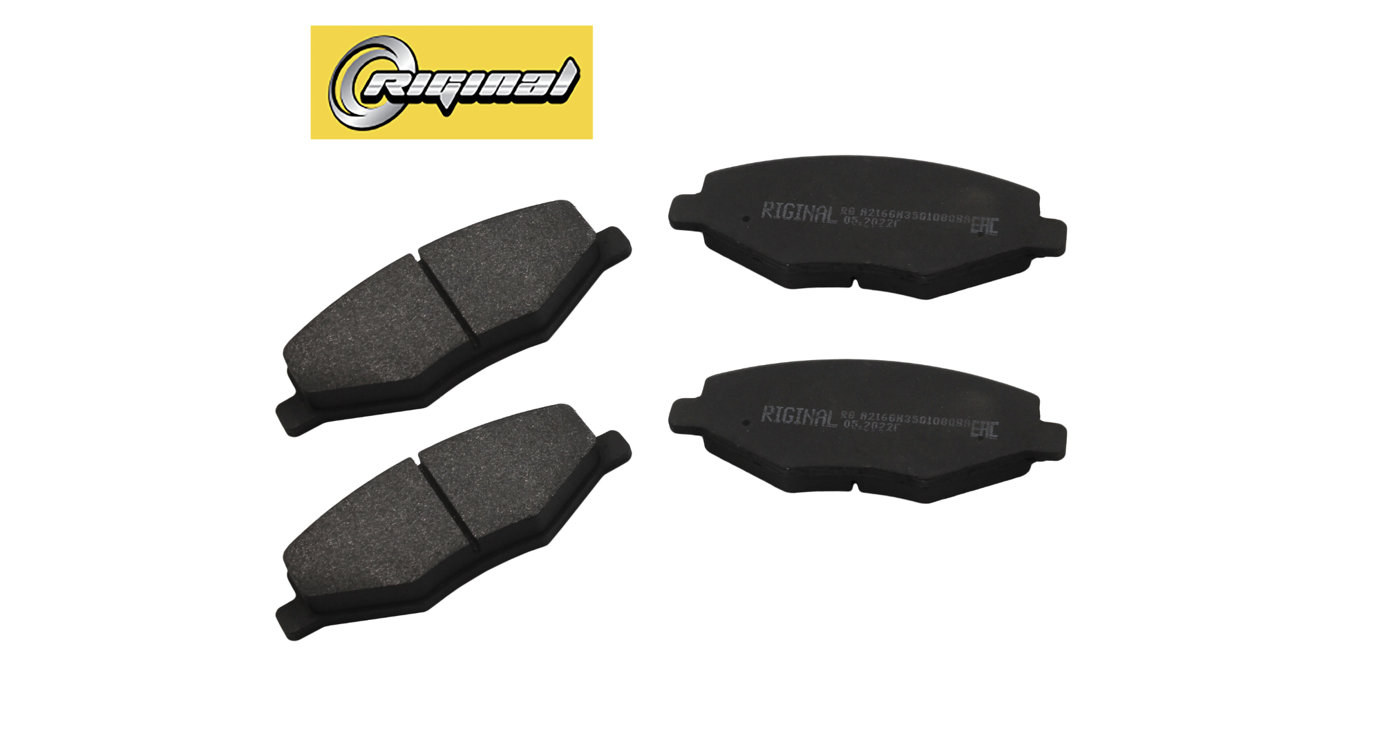 Колодка тормозная передняя Riginal (к-т 4 шт.)для а/м Chery Fora, Bonus, Tiggo, Vortex Estina
