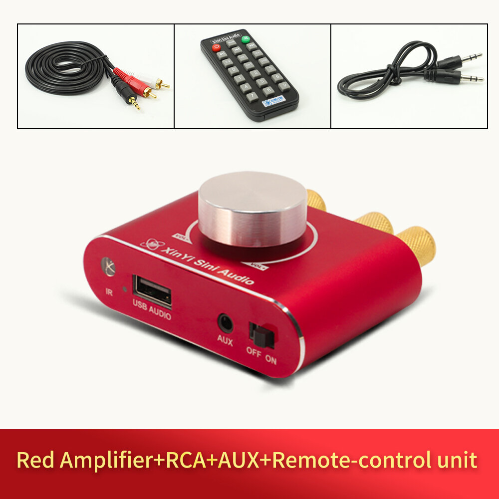 50 Вт + 50 Вт BT 5.1 Беспроводной аудиоусилитель для дома и авто