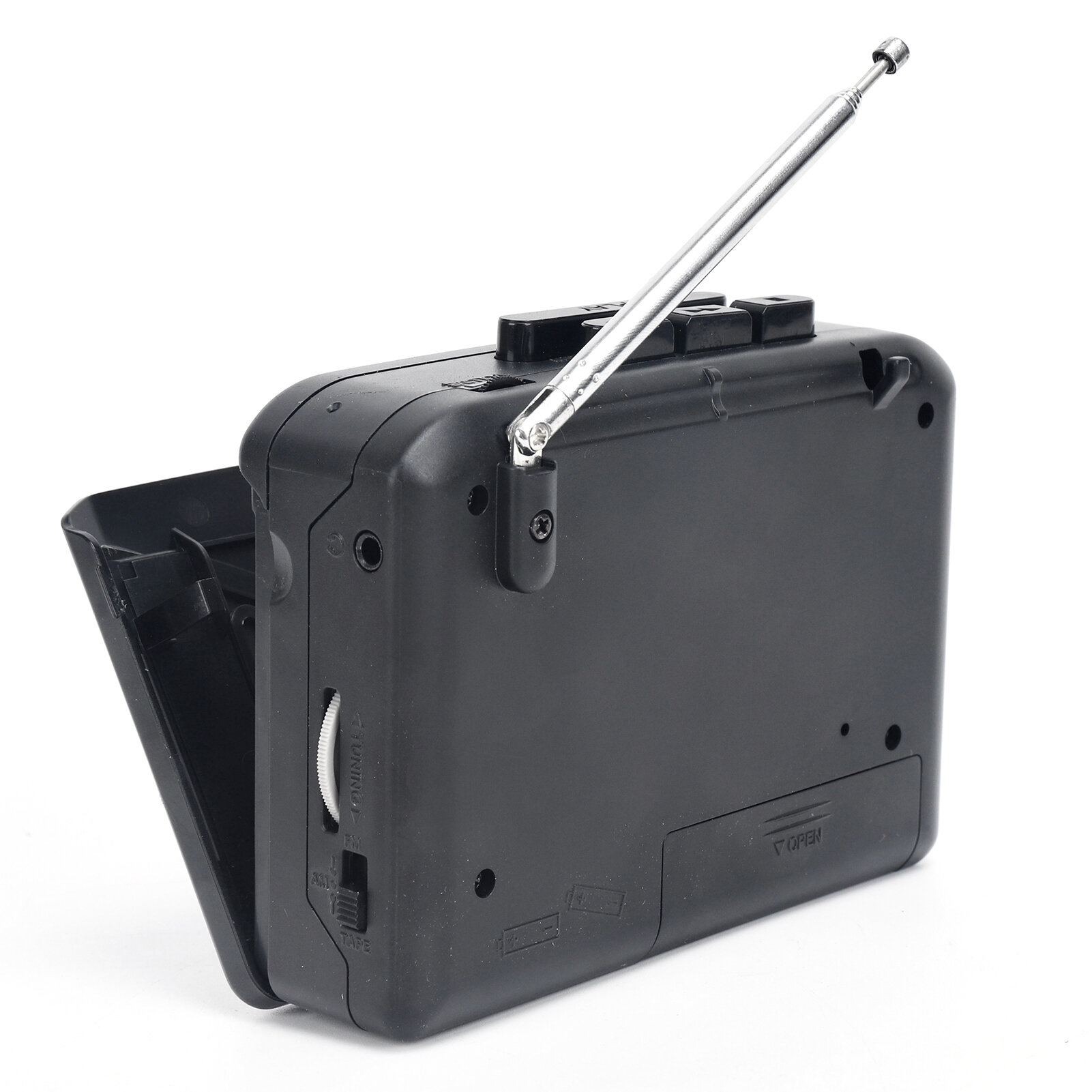 Кассетный игрок Walkman Cassette Player Портативный динамик множества методов питания AM/FM Радиофункция высококачественная звук идеального компаньона для любителей музыки