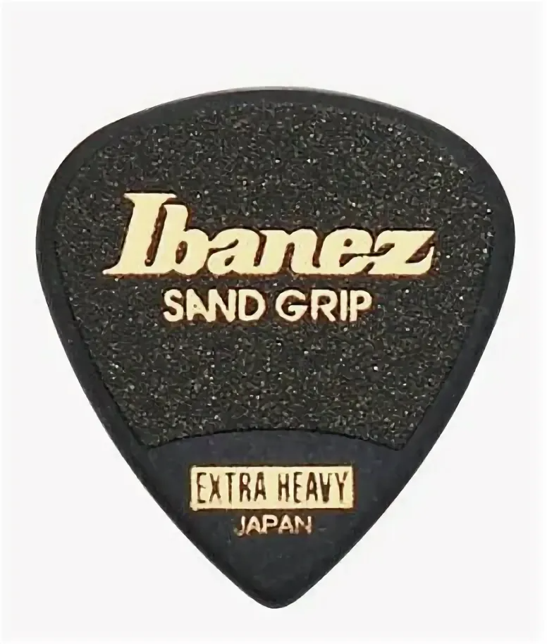 Медиатор IBANEZ SAND GRIP PPA16XSG-BK, черный, 1.2 мм, 1 шт