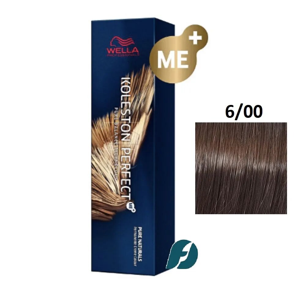 Wella Koleston Perfect ME+ 6/00 Темный блонд натуральный Стойкая крем-краска для волос, 60 мл