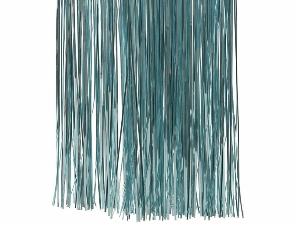 Дождик ёлочный волшебный оттенок, винил, голубой, 50х40 см, Kaemingk 431524