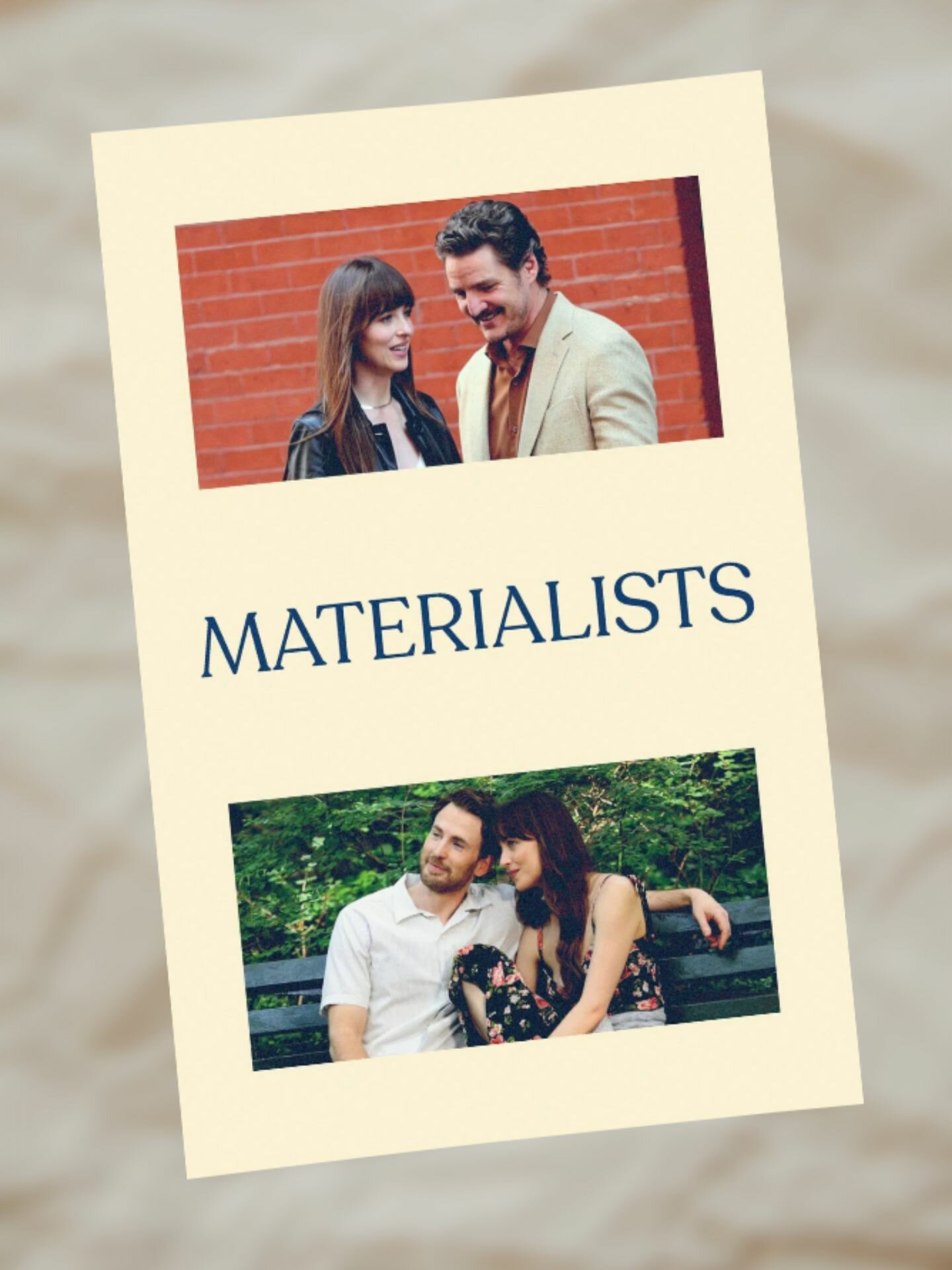 Постер pinterest "Материалистка", 29.7х42см, А3, глянцевый, фотобумага