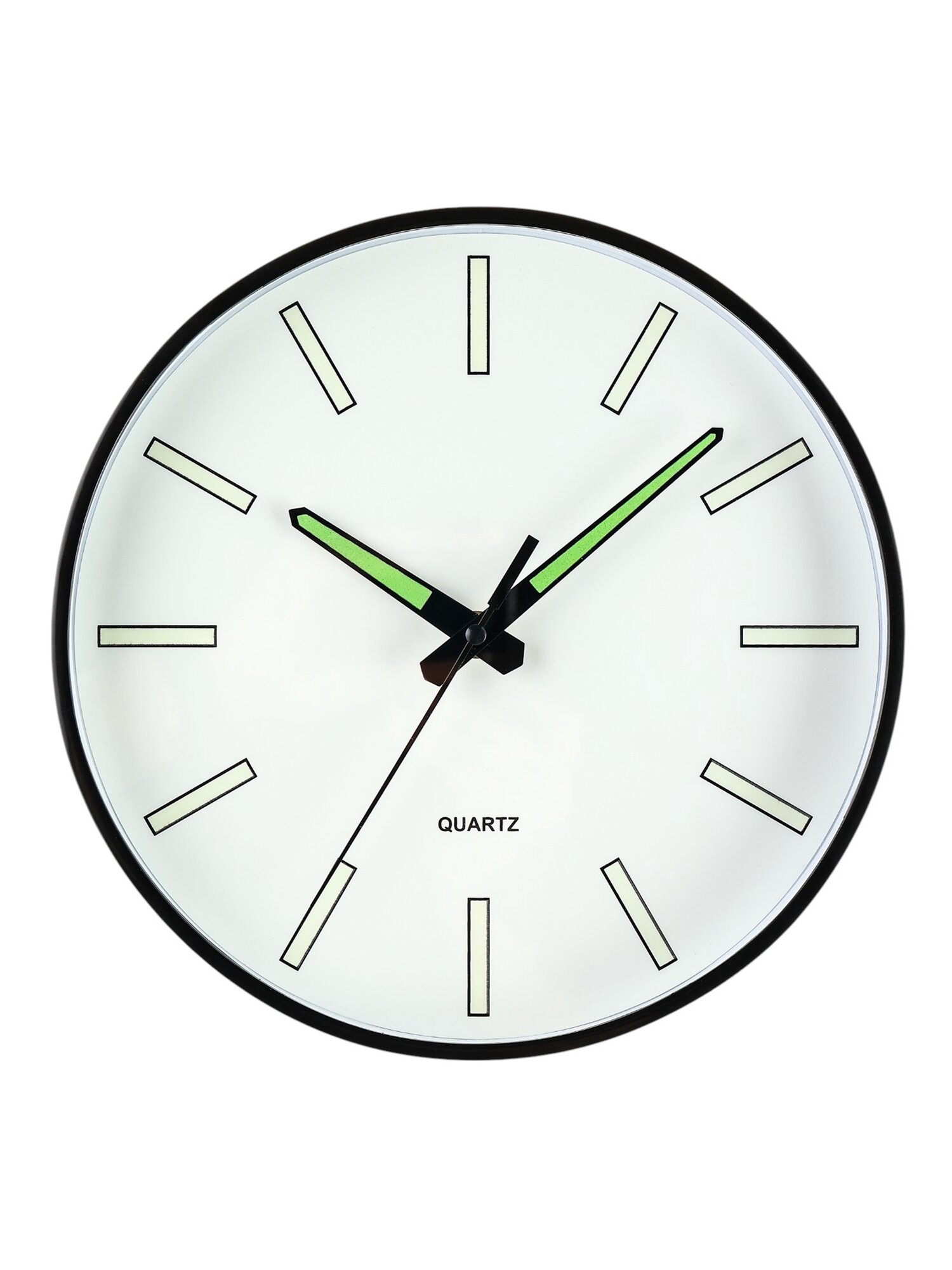 Часы настенные интерьерные «Классика», плавный ход, светящиеся, d=25 см