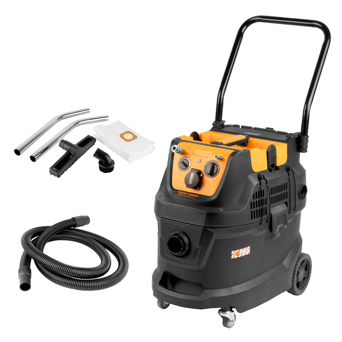 Пылесос промышленный 1600 Вт / 40 л с возможностью подключения электро- и пневмоинструмента WDK-DUSTER EP+