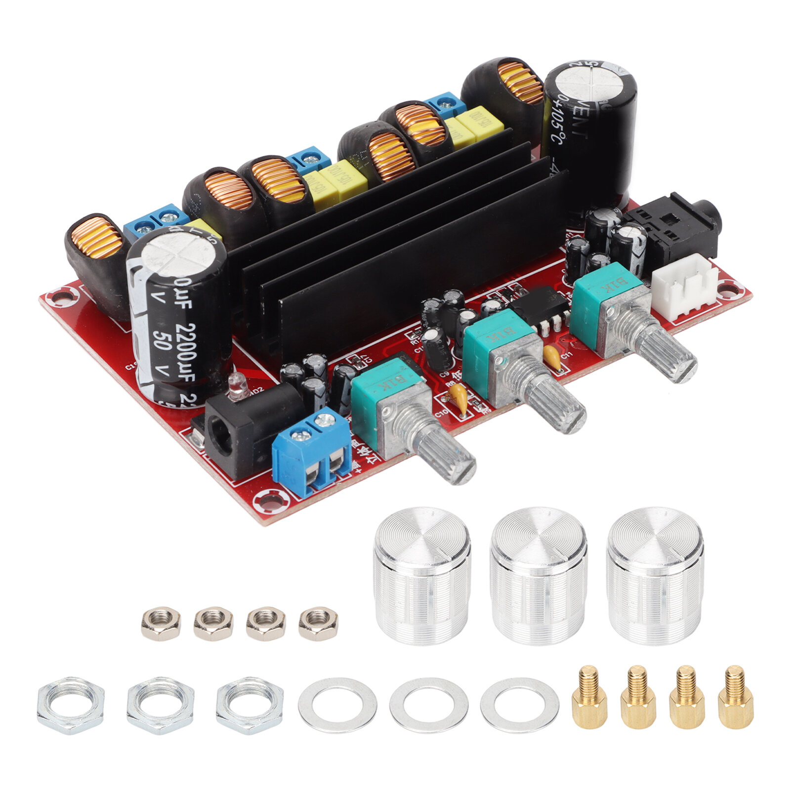 2.1 Channel Professional Digital Amplifier Board DC 12V-24V Power Amplifier Board for Speakers High-Quality Audio