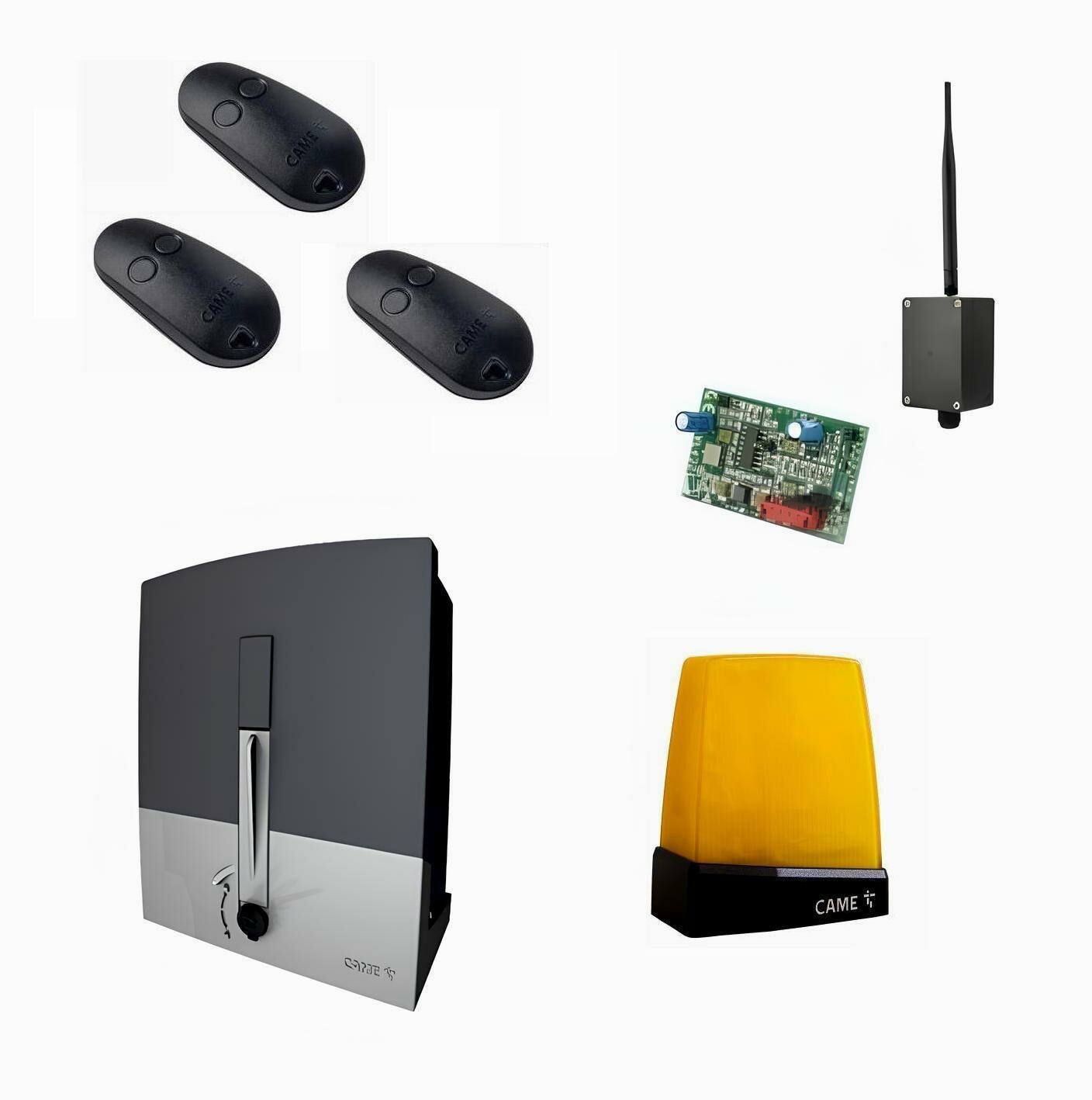 Автоматика для откатных ворот BXL04AGS KIT-L-BT-Т3, комплект: привод, радиоприемник, 3 пульта, лампа, антенна, Bluetooth-модуль