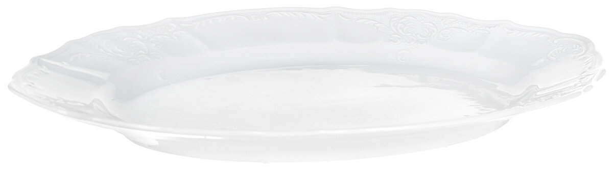Блюдо овальное 34 см; "Bernadotte", недекорированное, Thun/ БТФ0008