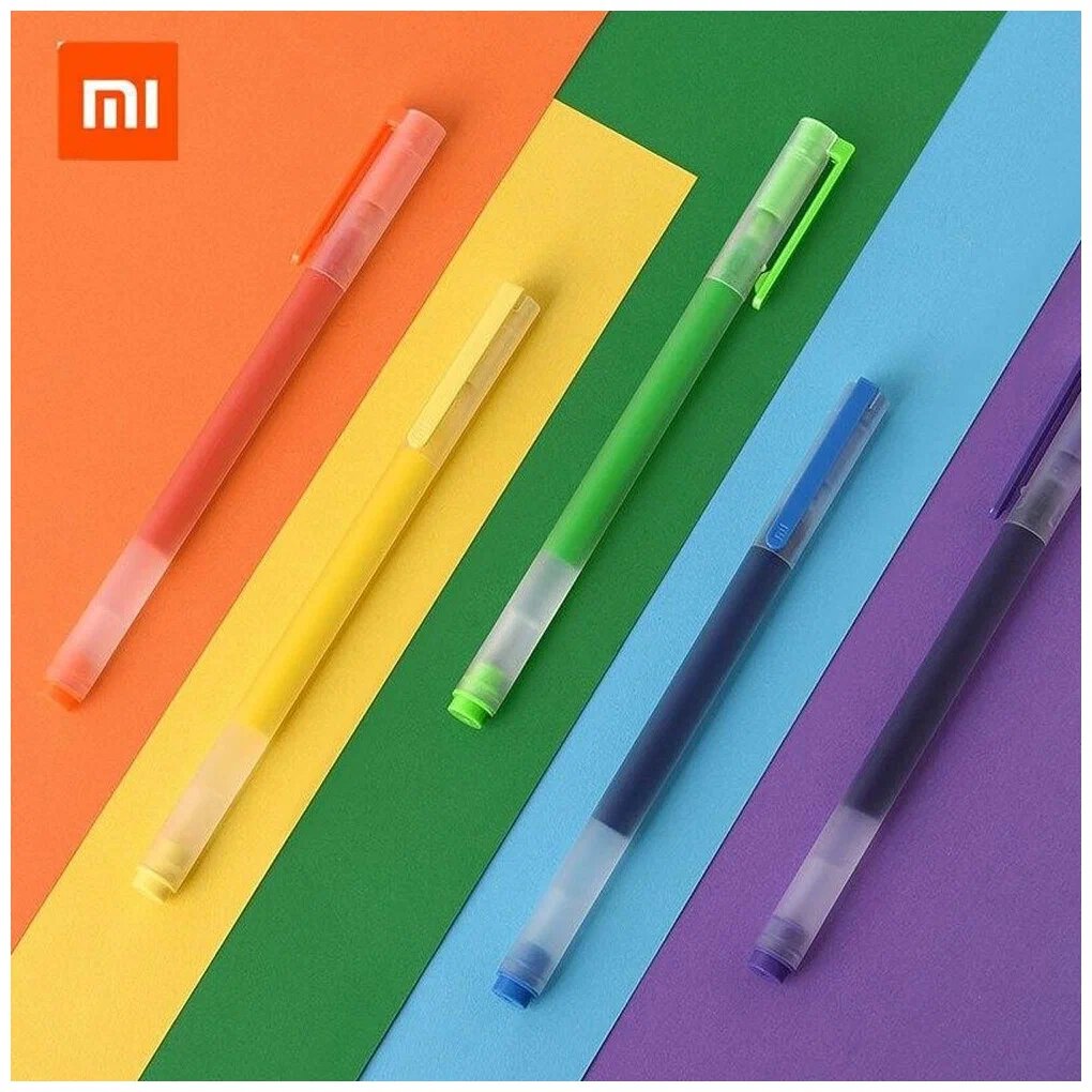 Набор гелевых ручек "Rainbow Gel Pen" MJZXB03WC, 5 цветов
