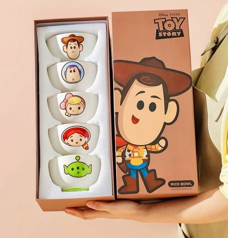 Toy Story Подарочный набор керамических чашек, мисок, История Игрушек, Disney Pixar / Дисней Пиксар