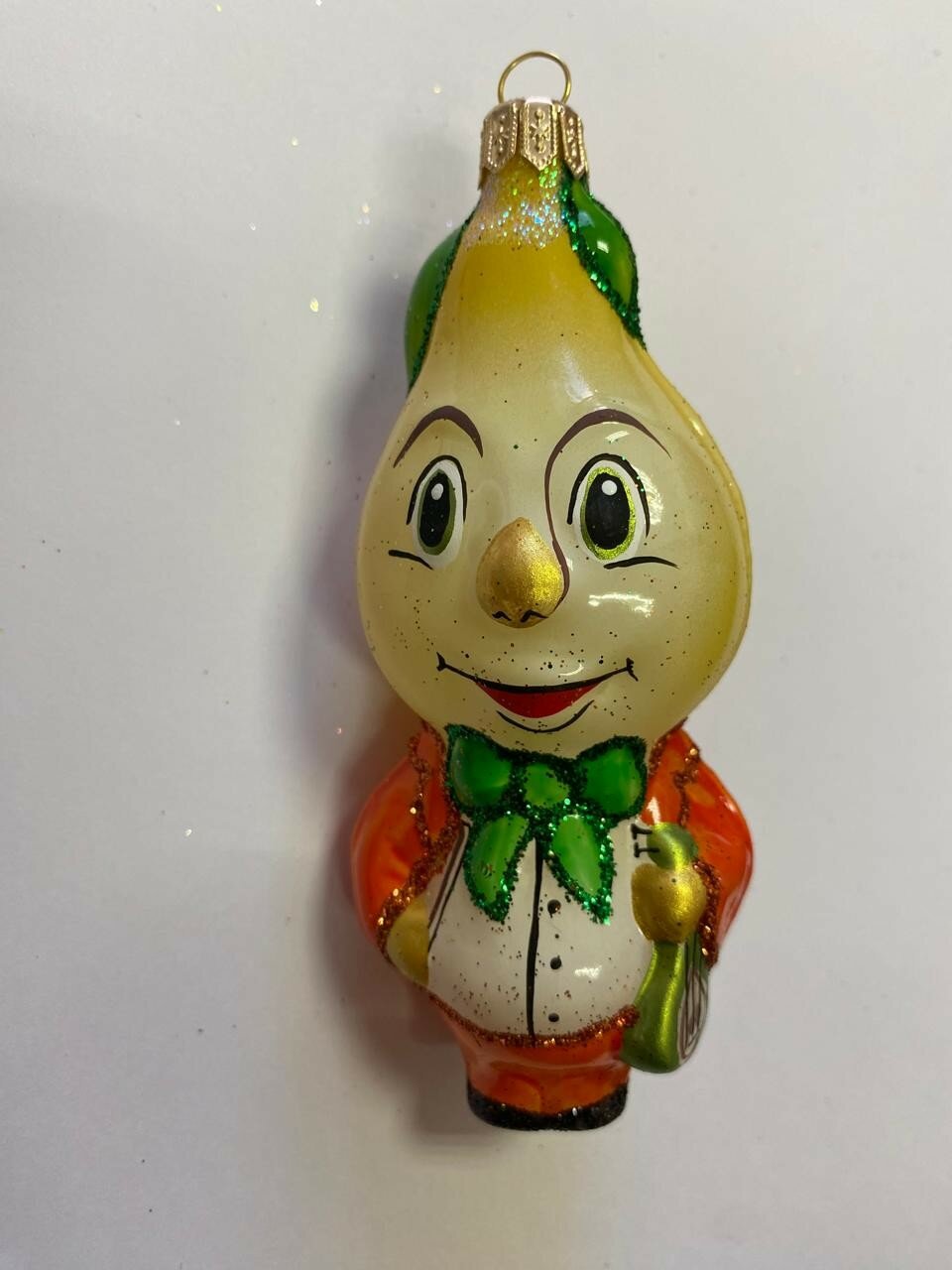 Игрушка на елку Скрипач Груша