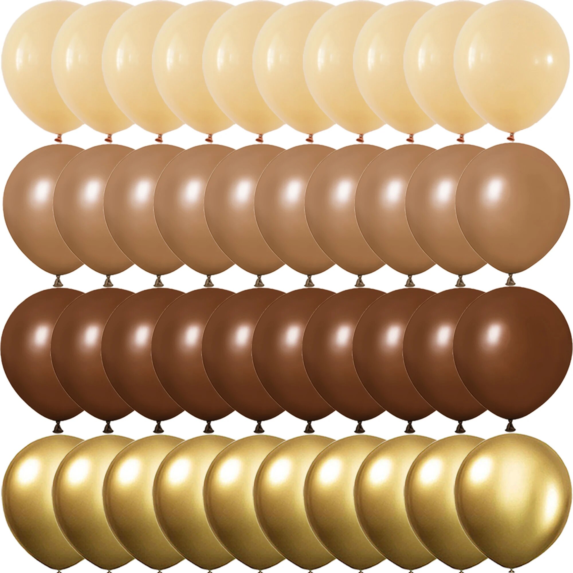 Коричневые воздушные шары Globos для праздника