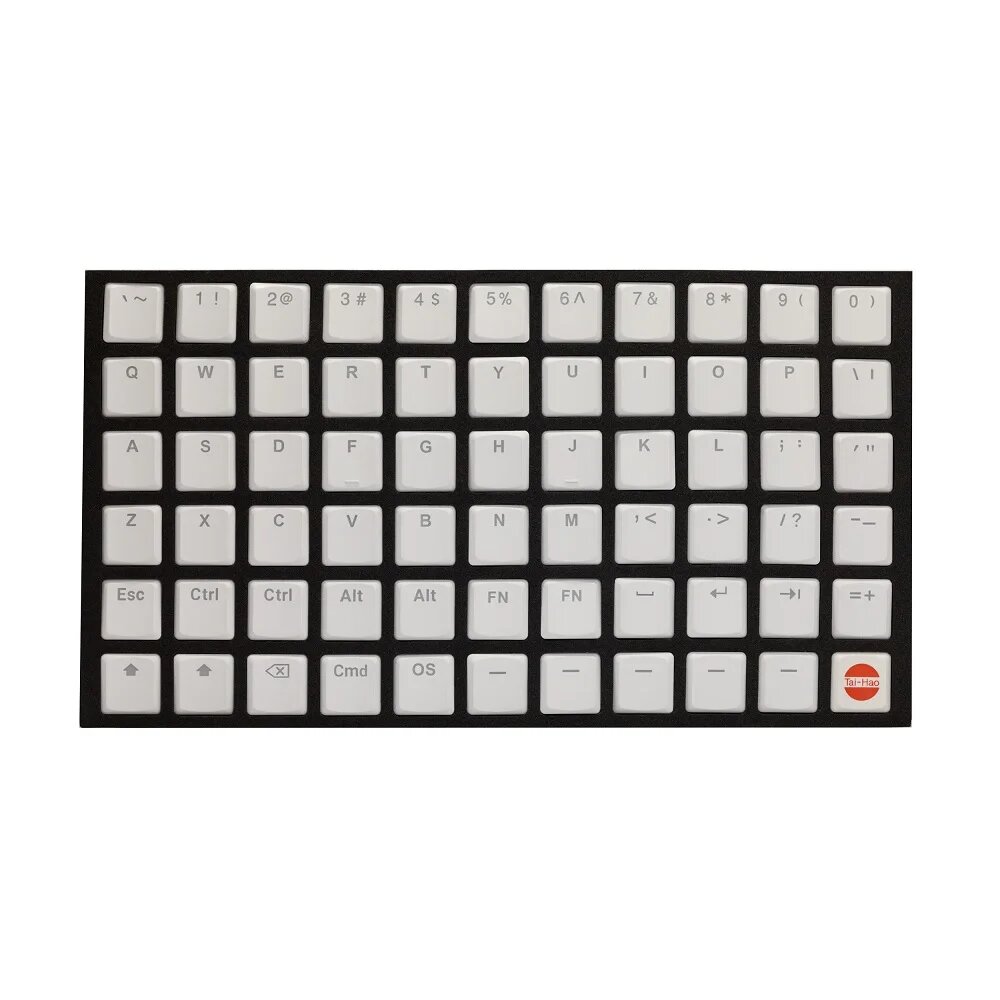 Taihao THT White колпачки для клавиш Kailh Choc/MX