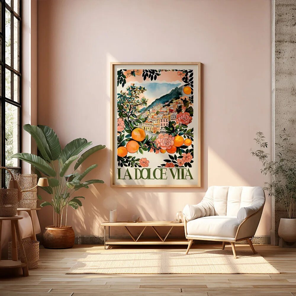 Печать на холсте La Dolce Vita Italy Coastal