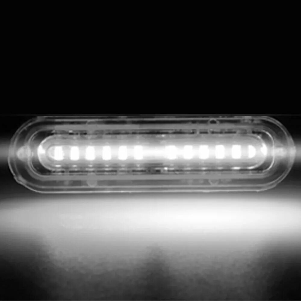 Светодиодный стробоскоп белый, 12 LED, аварийный свет