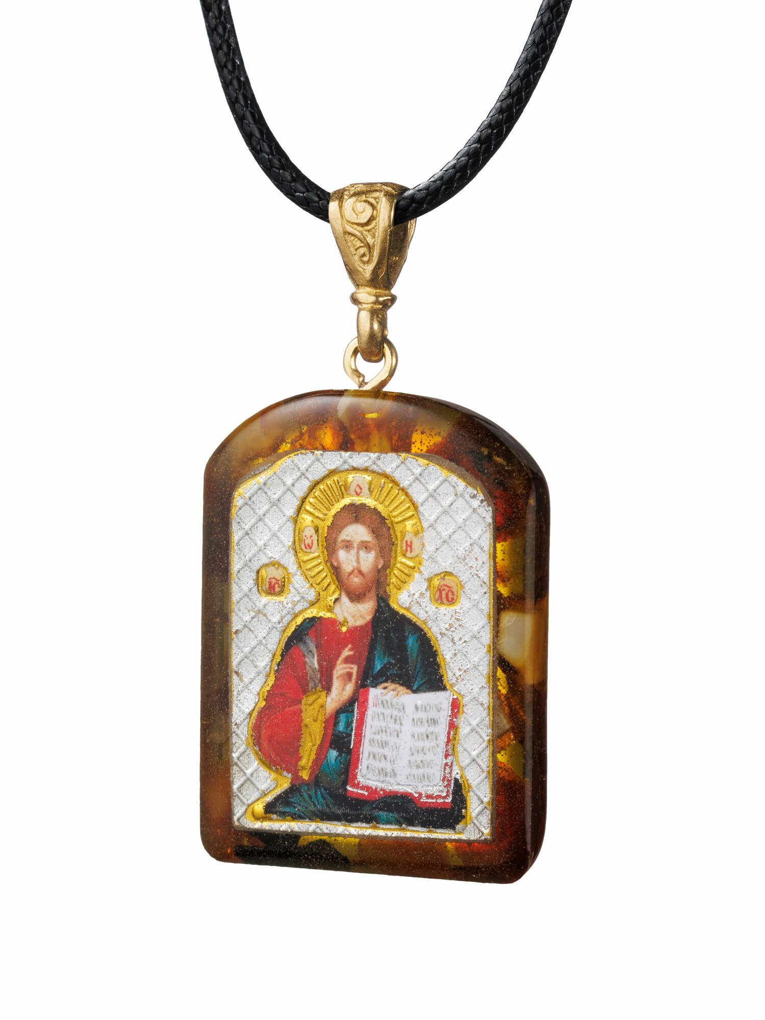 Православный кулон - икона Господь Вседержитель