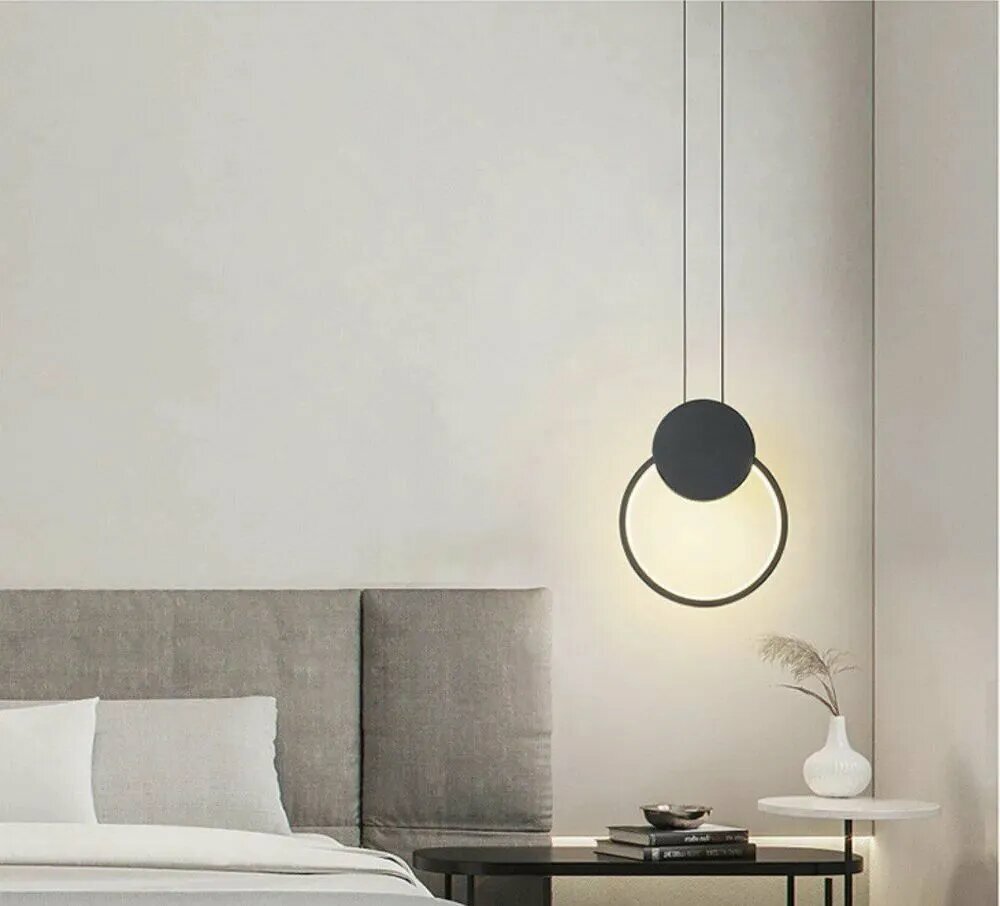 Люстра подвесная, алюминий, 3000/4000/6000K, регулируемый подвес