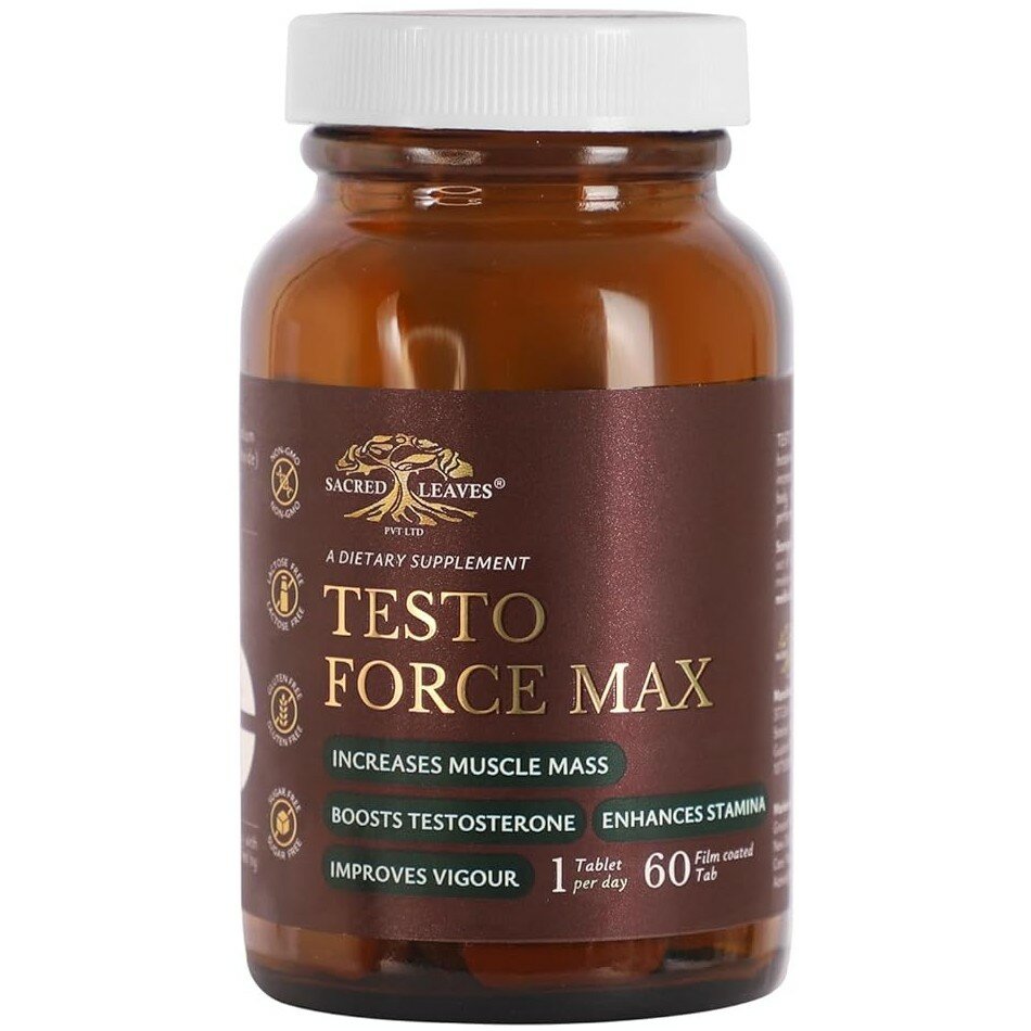 Тесто Форсе Макс Сакред Ливс для мужского организма Testo Force Max Sacred Leaves, 60 шт.