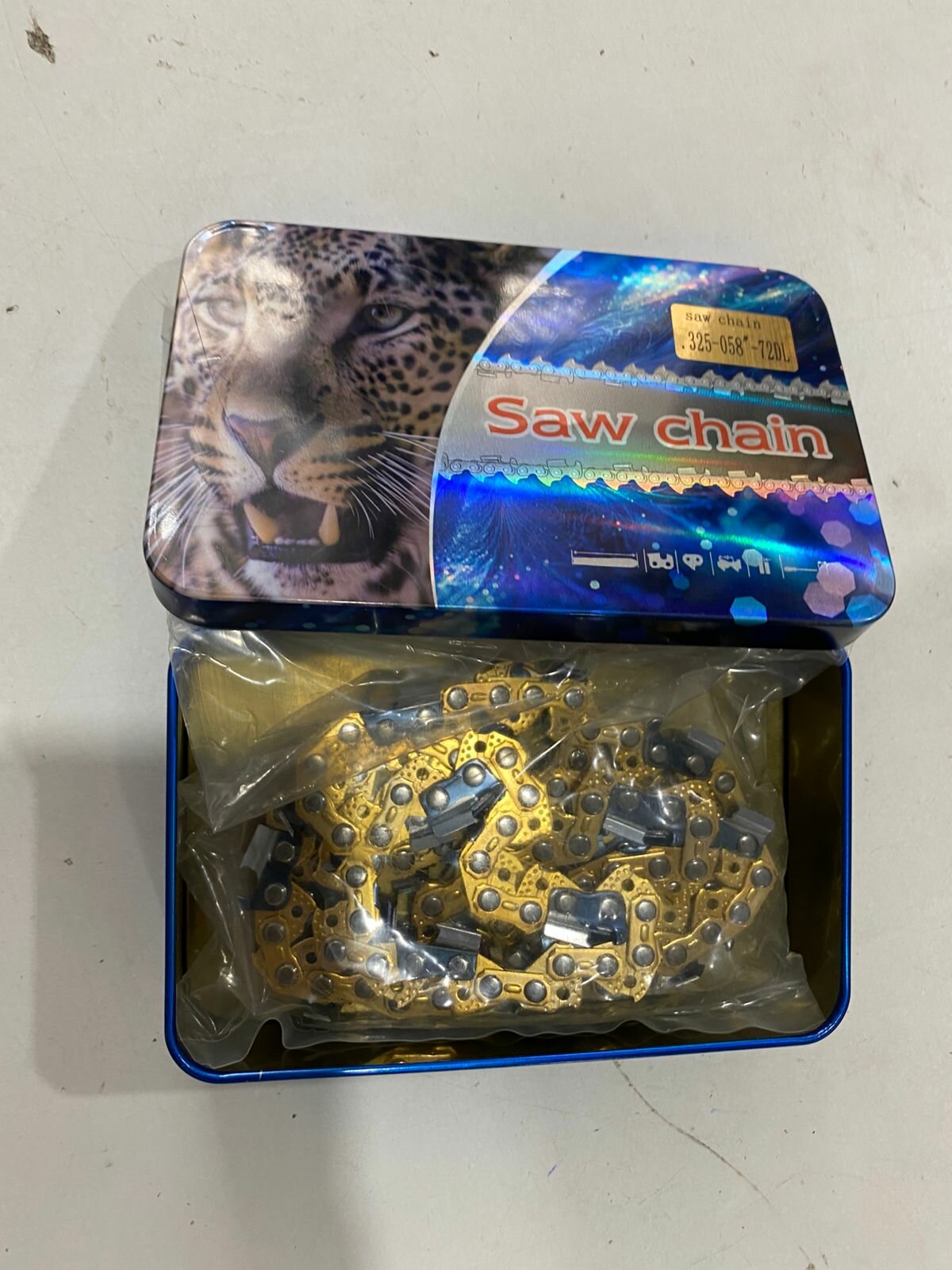 Цепь для бензопилы 72 звена (голд)