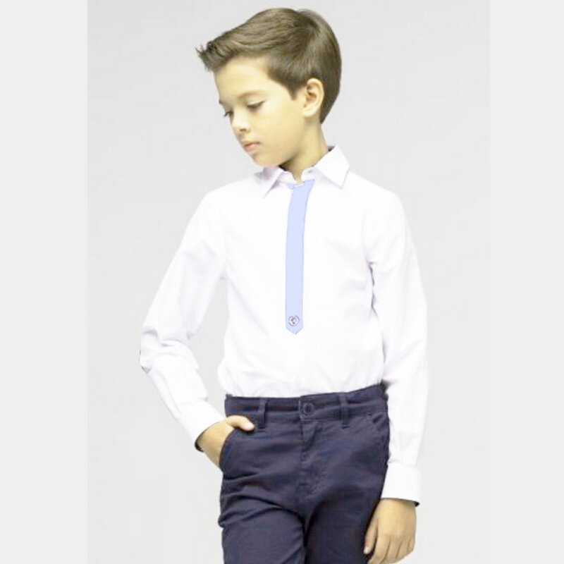 Школьная рубашка с "галстуком"