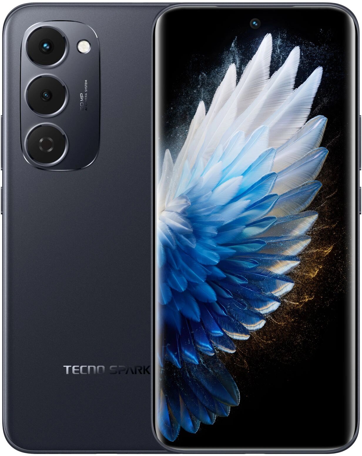 KM7 256+8 NEBULA BLACK / Смартфон Tecno Spark 40 Pro+ 256Gb 8Gb черный 3G 4G 2Sim 6.78" AMOLED 1224x