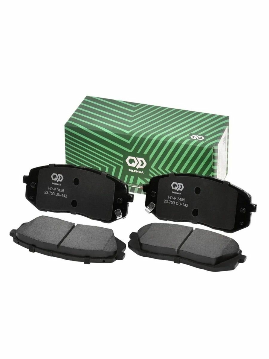 Колодки тормозные дисковые передние для а/м HYUNDAI Tucson, Kona; KIA Carens, PILENGA FDP3455