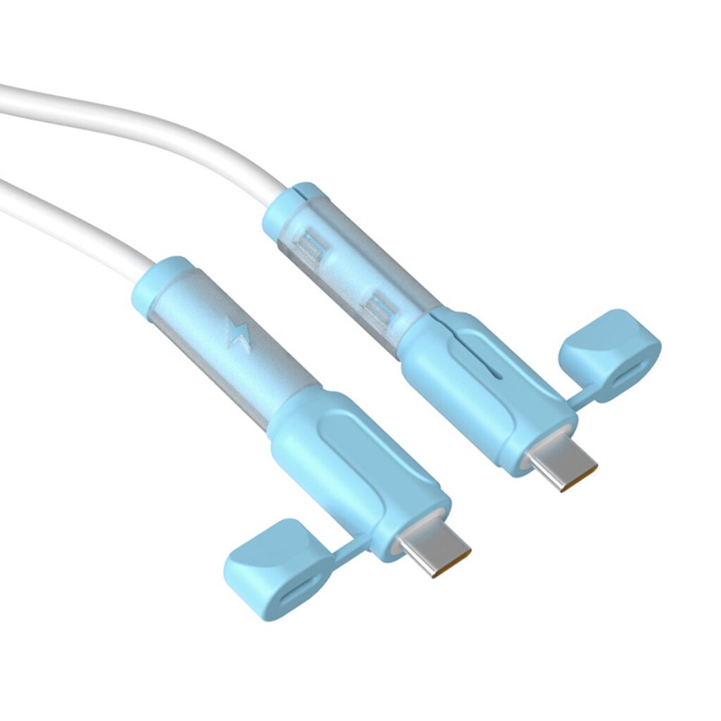 Защитная втулка кабеля передачи данных, предохраняющая разъем от разрыва, защитная втулка-синий-двойной тип C