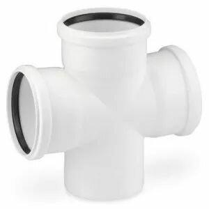 Крестовина 110х110х110 90 канализационная Sinikon (Комфорт)