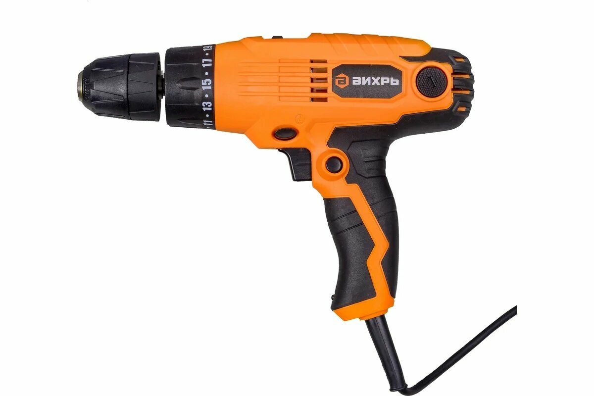 Сетевой шуруповерт Вихрь 72/16/3, 550 Вт, быстрозажимной патрон, 1,4 кг