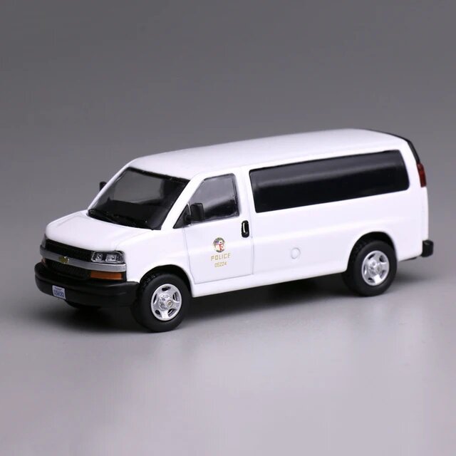 596 1/64 Express VAN GMC Alloy Racing Car Литые игрушечные машинки Модель автомобиля Миниатюрная масштабная модель автомобиля для детей