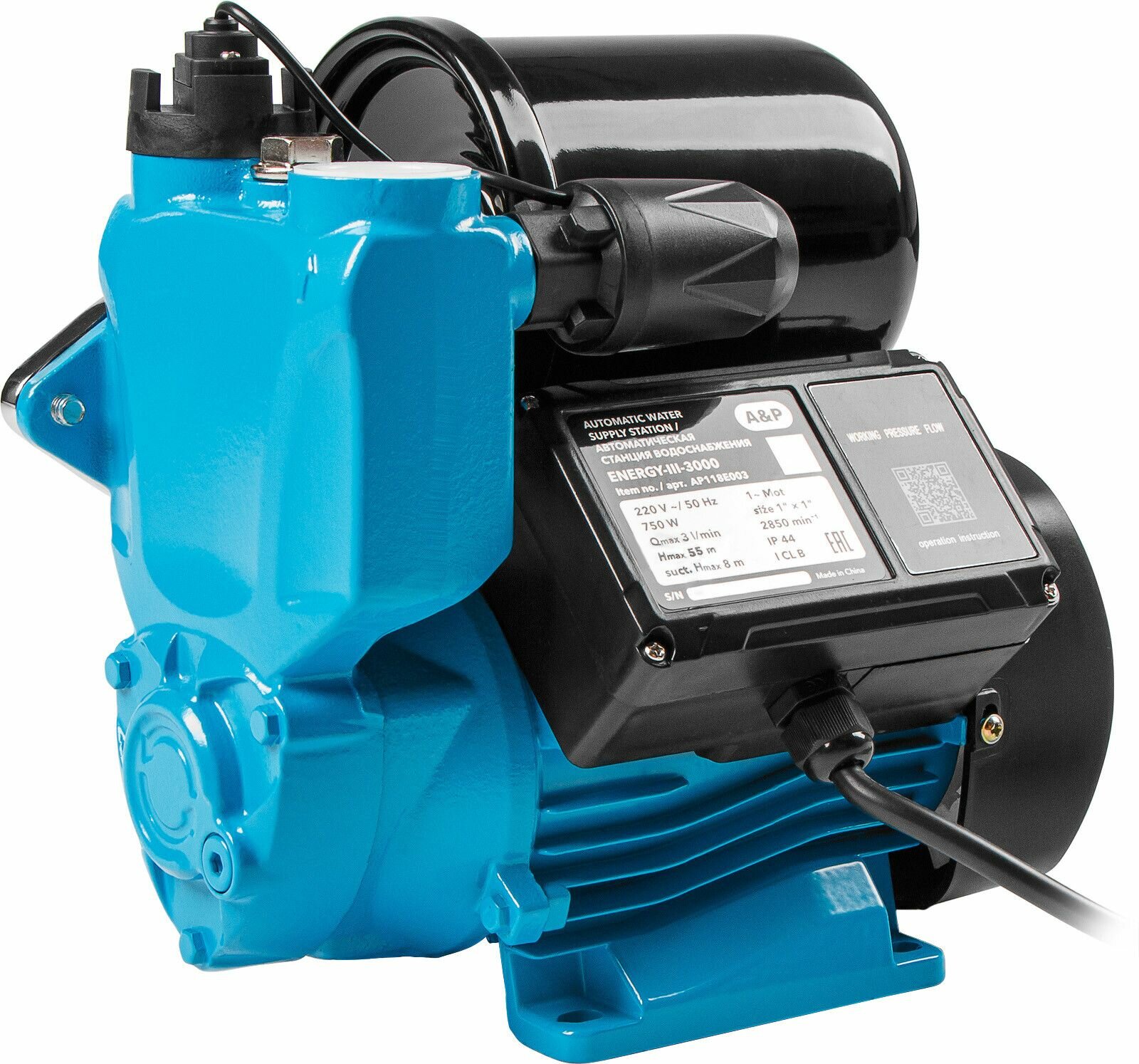 Насосная станция для чистой воды A&P Energy-III-2200 (AP118E001)
