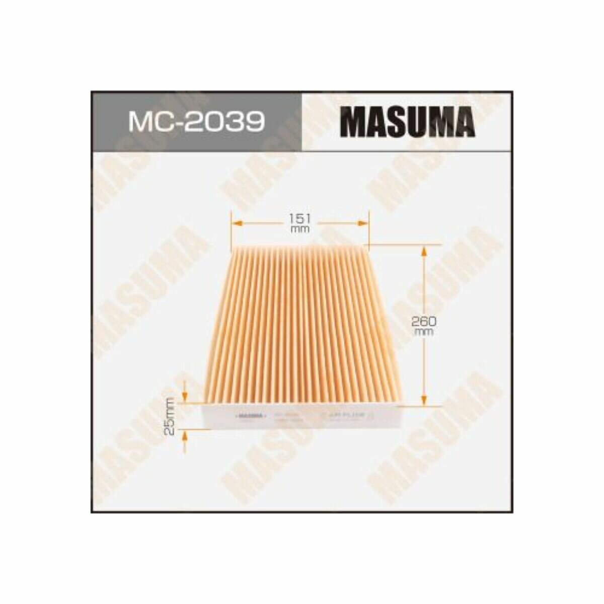 Фильтр Салонный Nissan Juke 10-(Masuma Mc-2039)