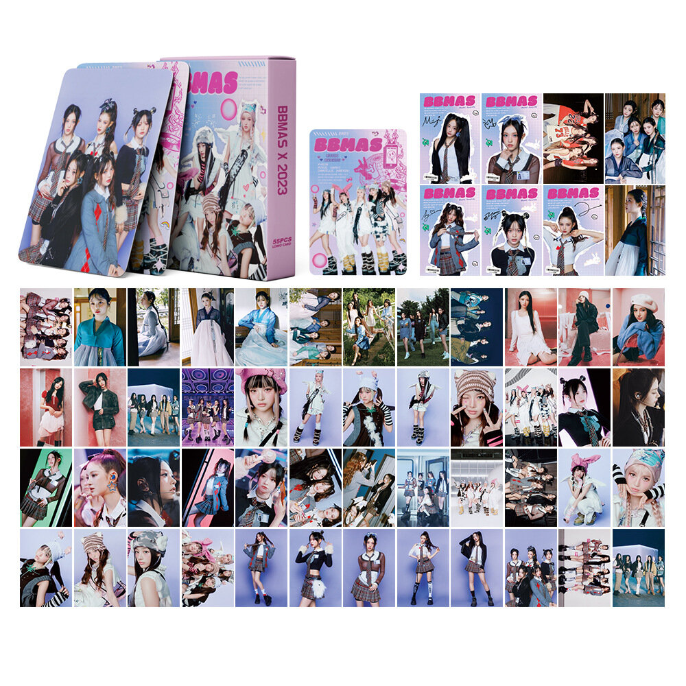 Набор карт "ATEEZ album", поддержка link 54/55, lomo card, powder ink, ATEEZ, альбом, SK peripheral, EN card