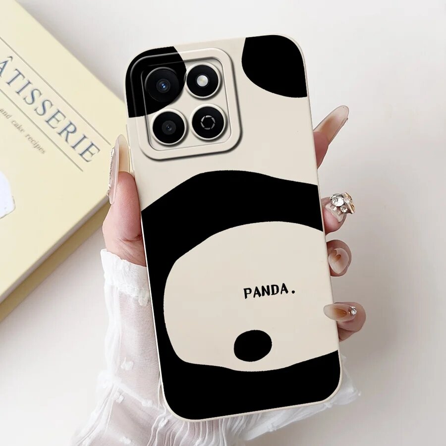 Чехол для Honor X7C, мягкий силиконовый матовый противоударный чехол Белый, TYbai2100, For Honor X7C