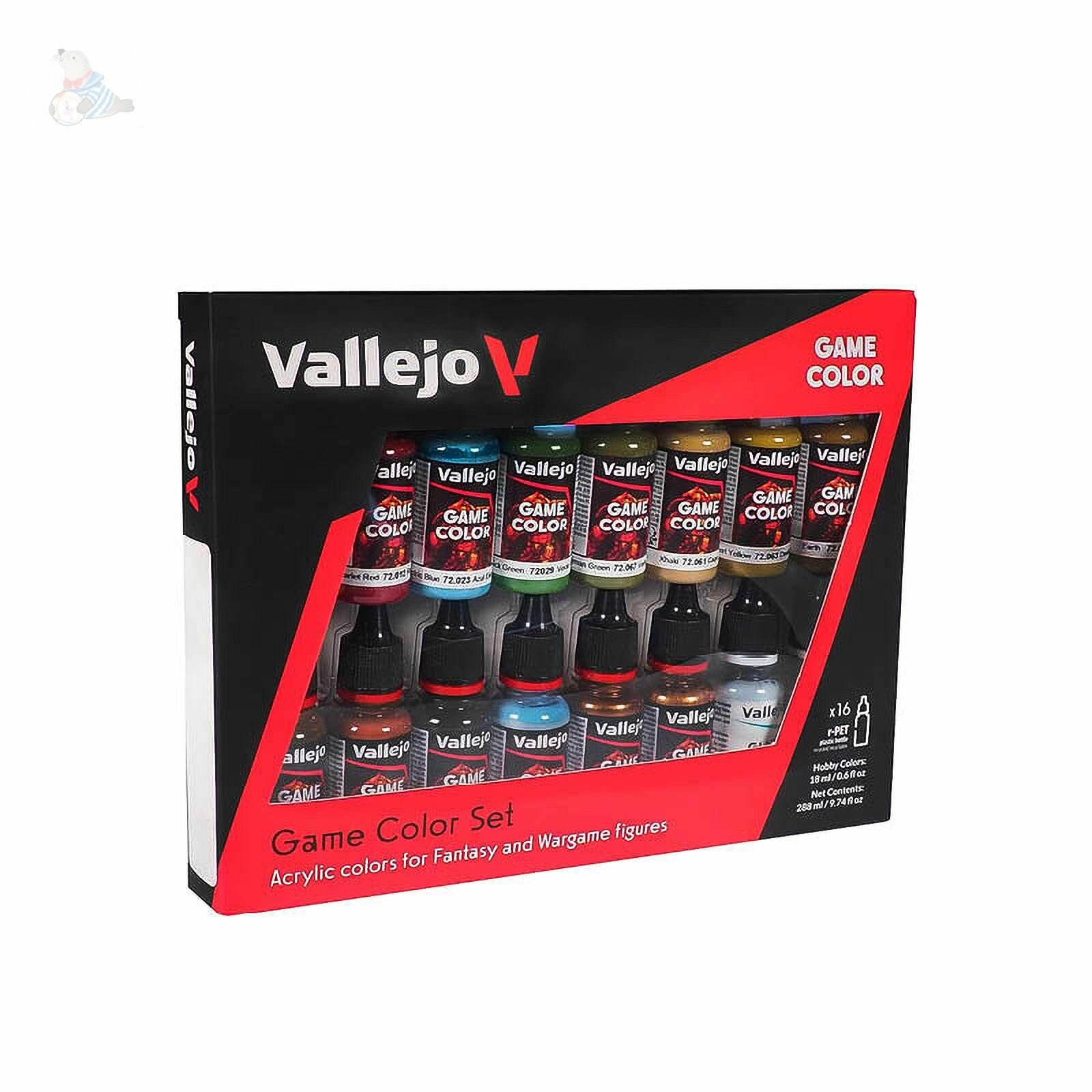 Краски акриловые для моделирования Vallejo серии Game color - Specialist 72188 (16 красок по 18 мл) Цена спот