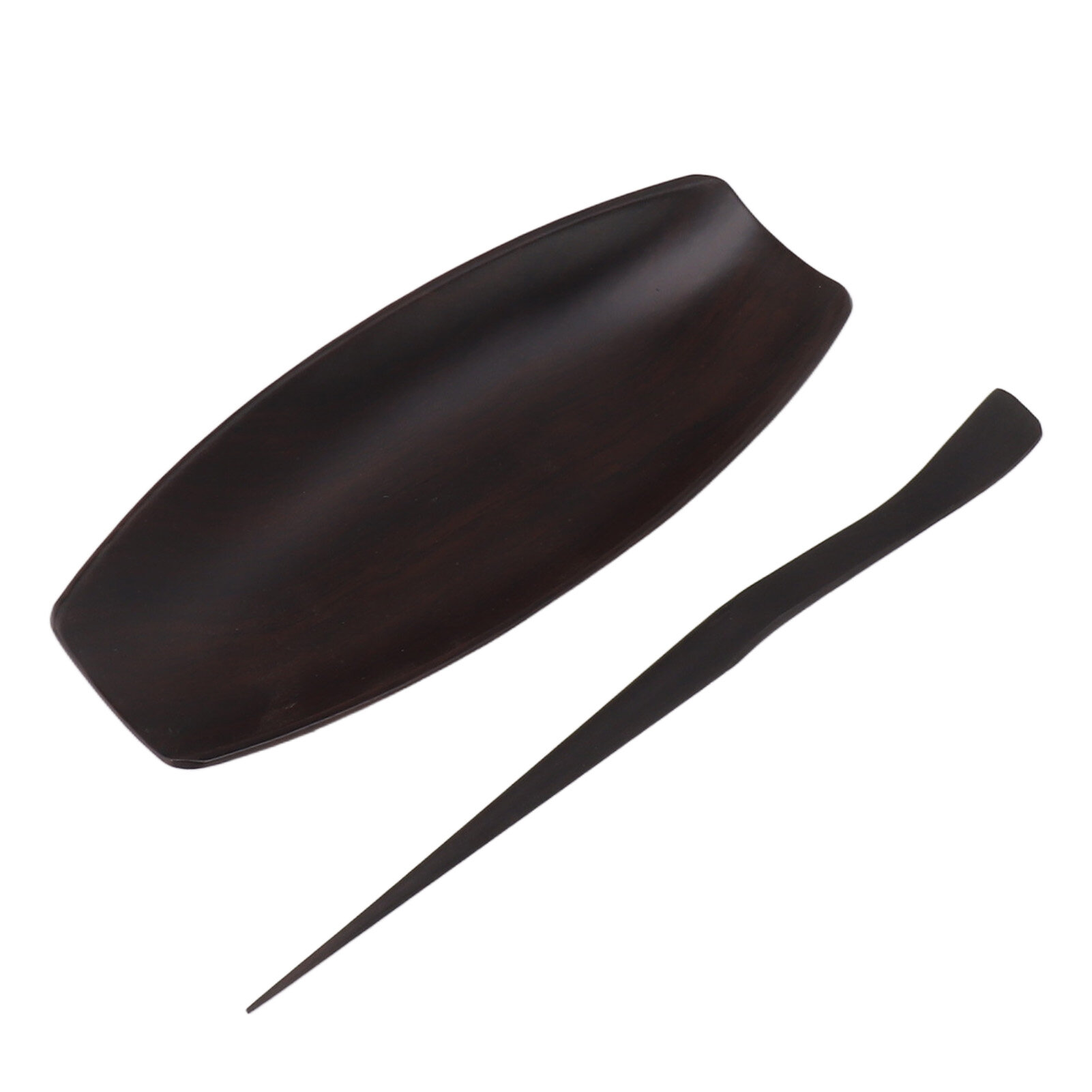 Китайский чайный сервиз, деревянная свободная чайная ложка, чайная ложка, аксессуары для чайной церемонии, принадлежности для чайной посуды, набор инструментов для приготовления чая матча, черное дерево