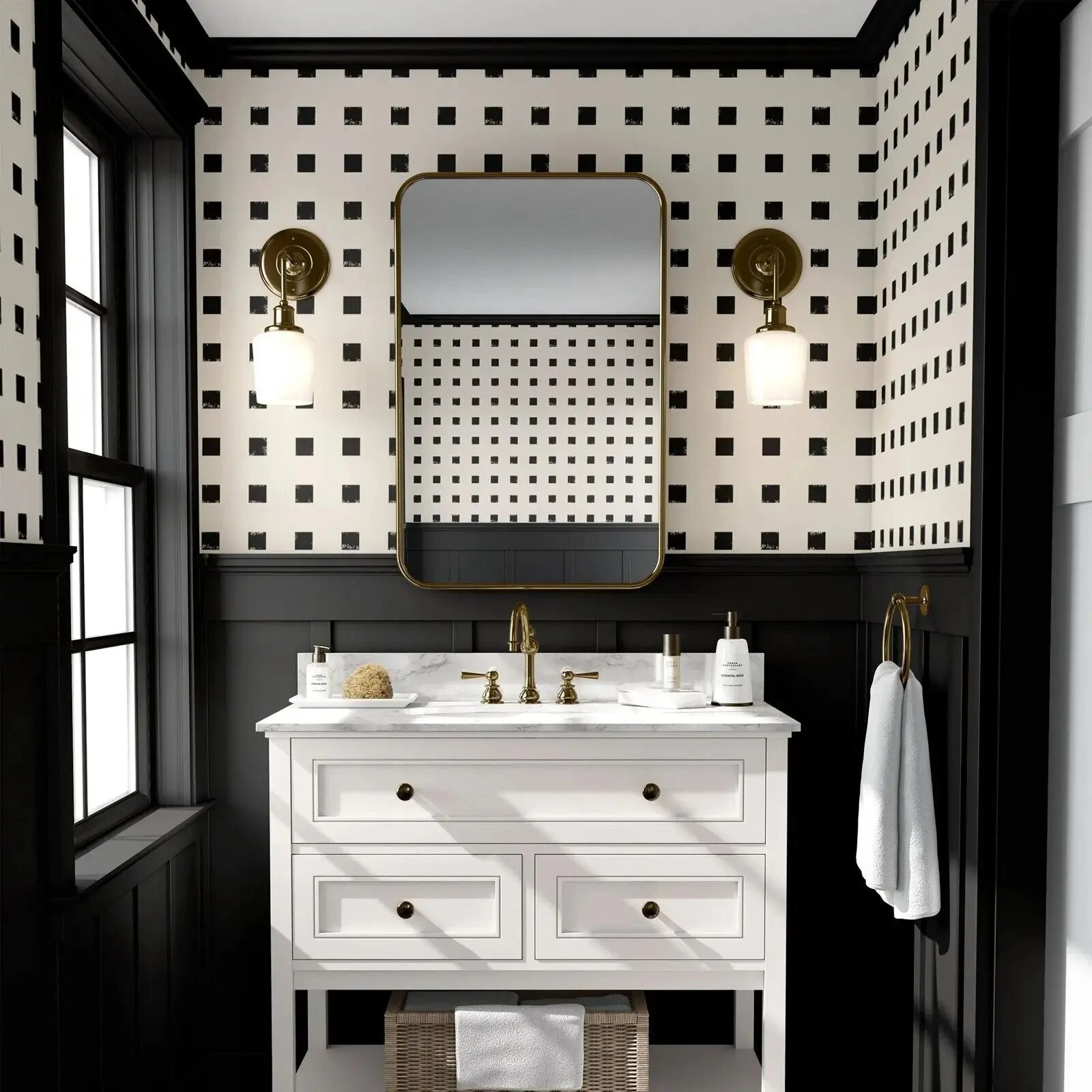 Черно-белые обои, самоклеящиеся или традиционные непастные нейтральные обои для украшения дома, настенное искусство, Tradition Un-pasted, 50cmx600cm