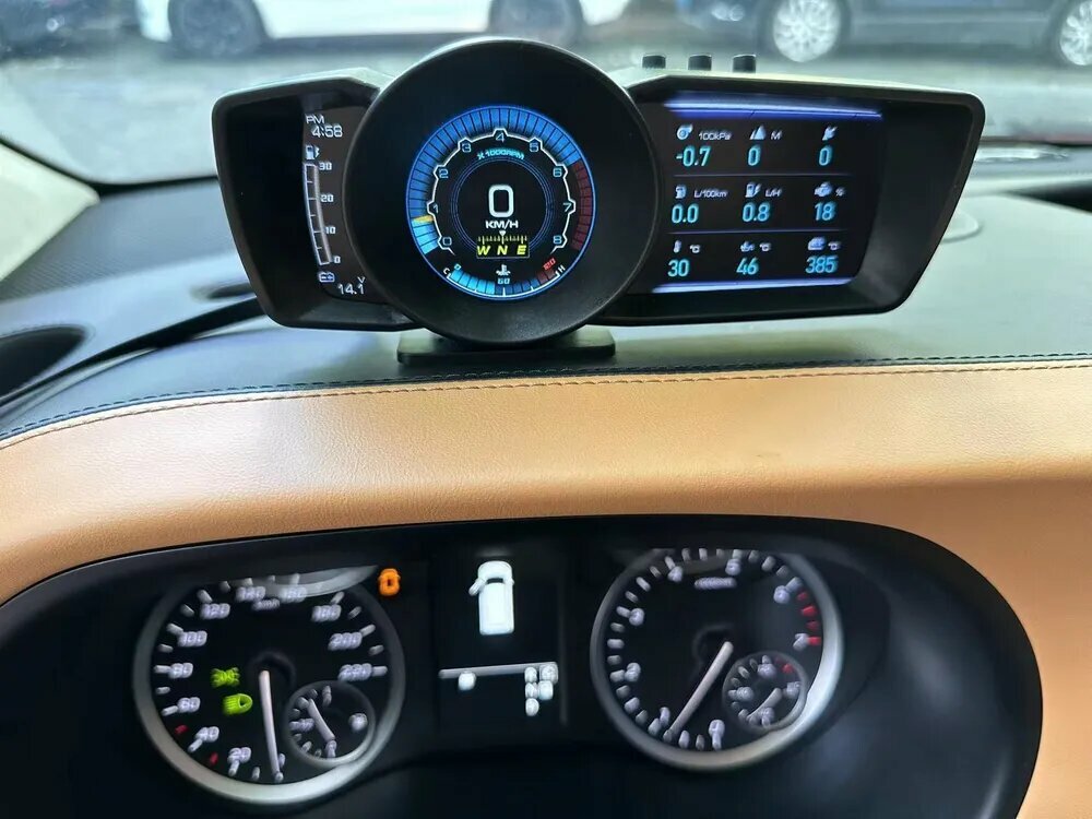 KNOW EASY-Автомобильный HUD-дисплей OBD + GPS (русская версия), Подходит для большинства автомобилей